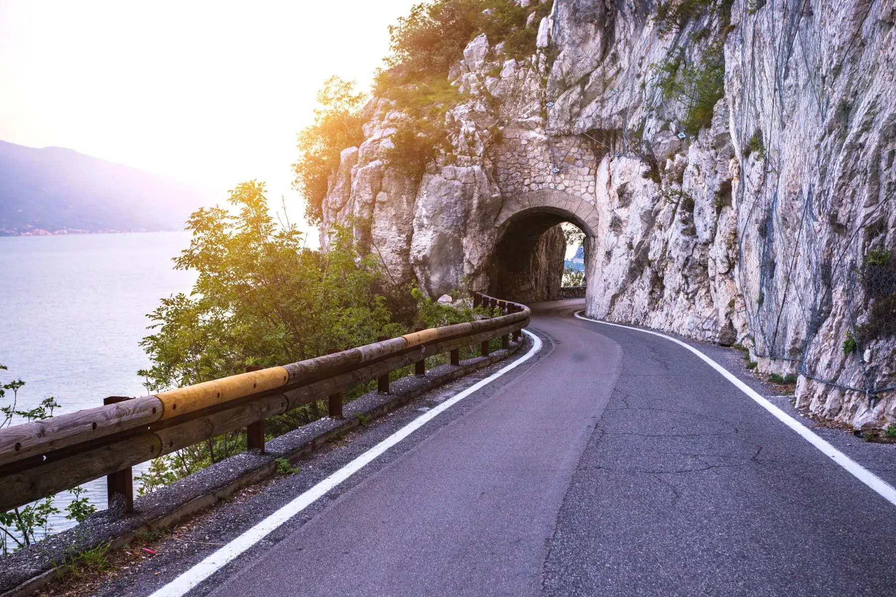 One of the most beautiful scenic roads in the World - Garda Lake ...